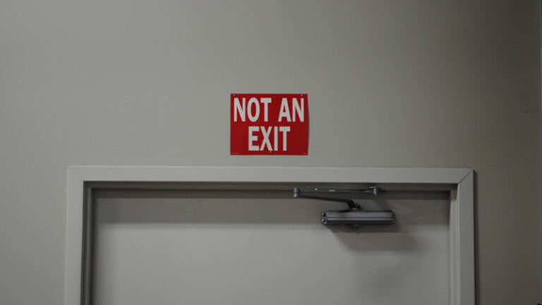 Signs, Exits and Not an Exit - Asmark Institute